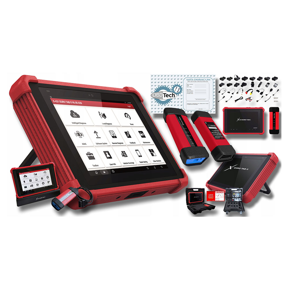 LAUNCH X-431 EURO TAB II J2534, DolP, CAN FD » OBDTech